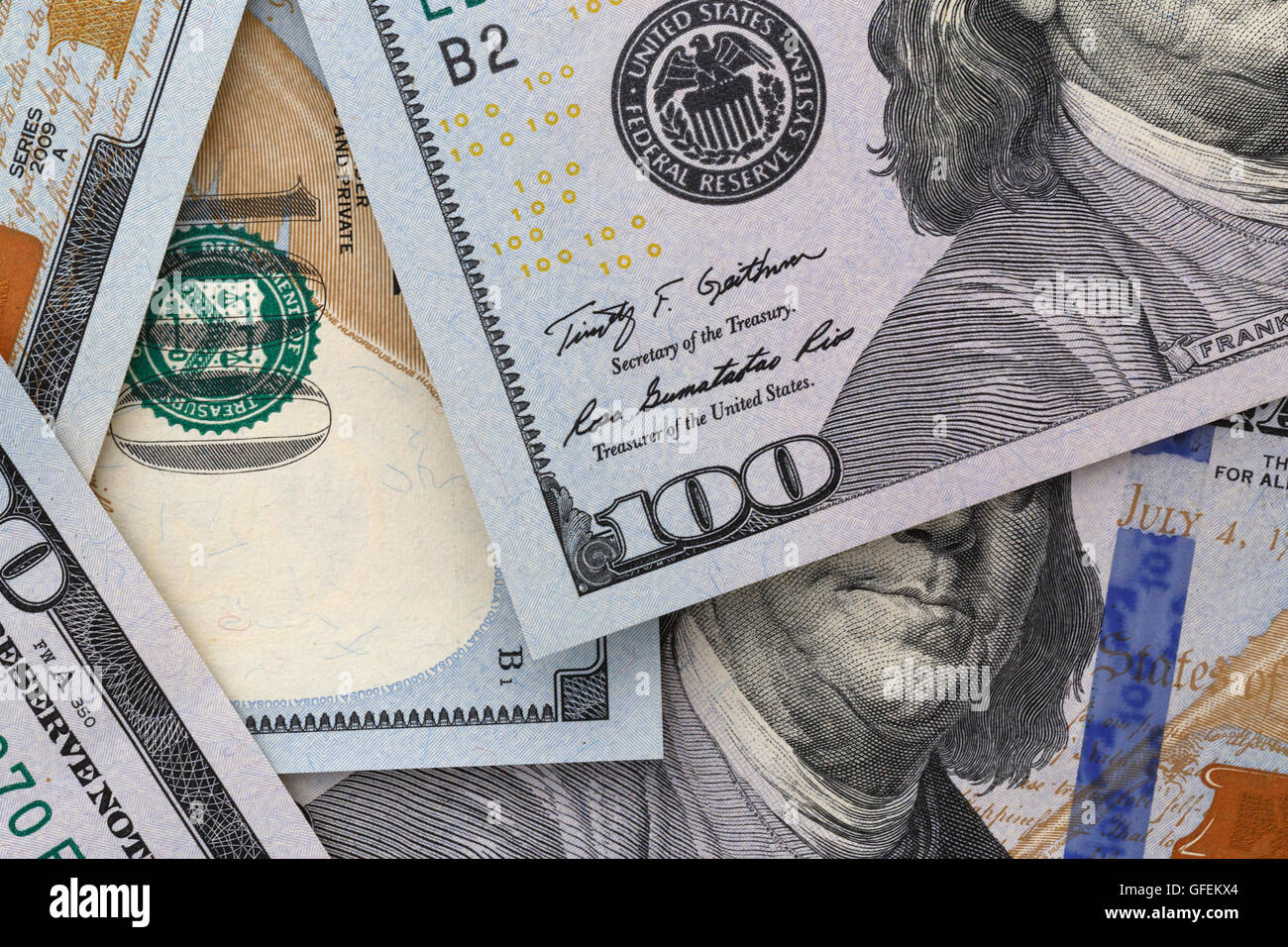 close up of dollars banknotes Stock Photo - Alamy