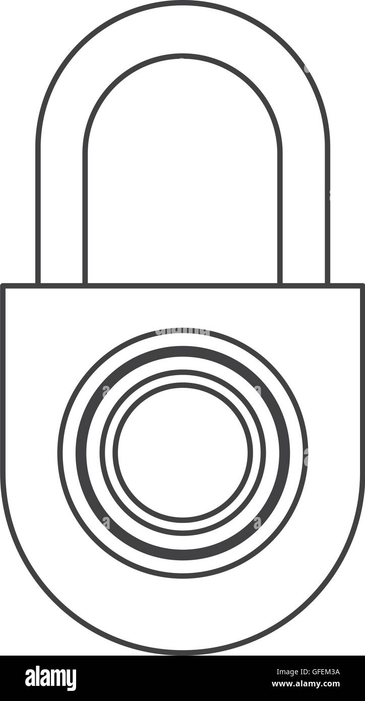 safety lock icon Stock Vector Image & Art - Alamy