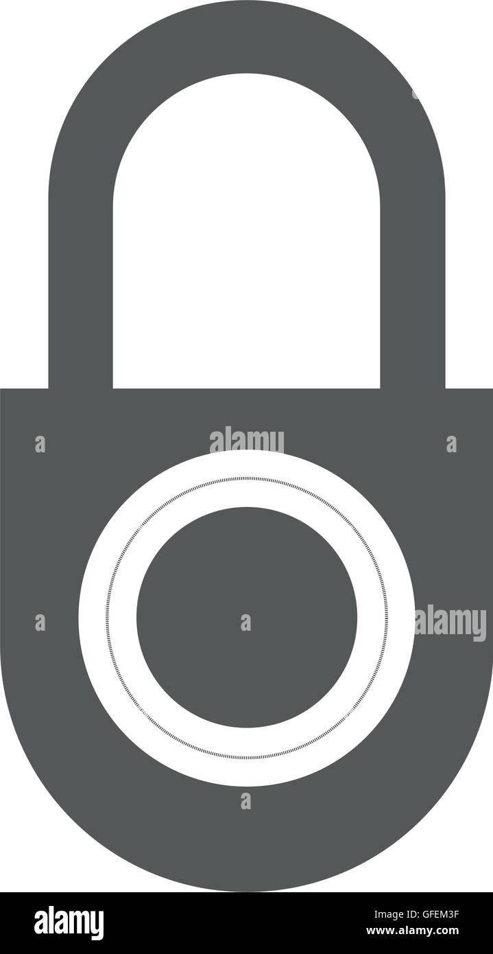 safety lock icon Stock Vector Image & Art - Alamy