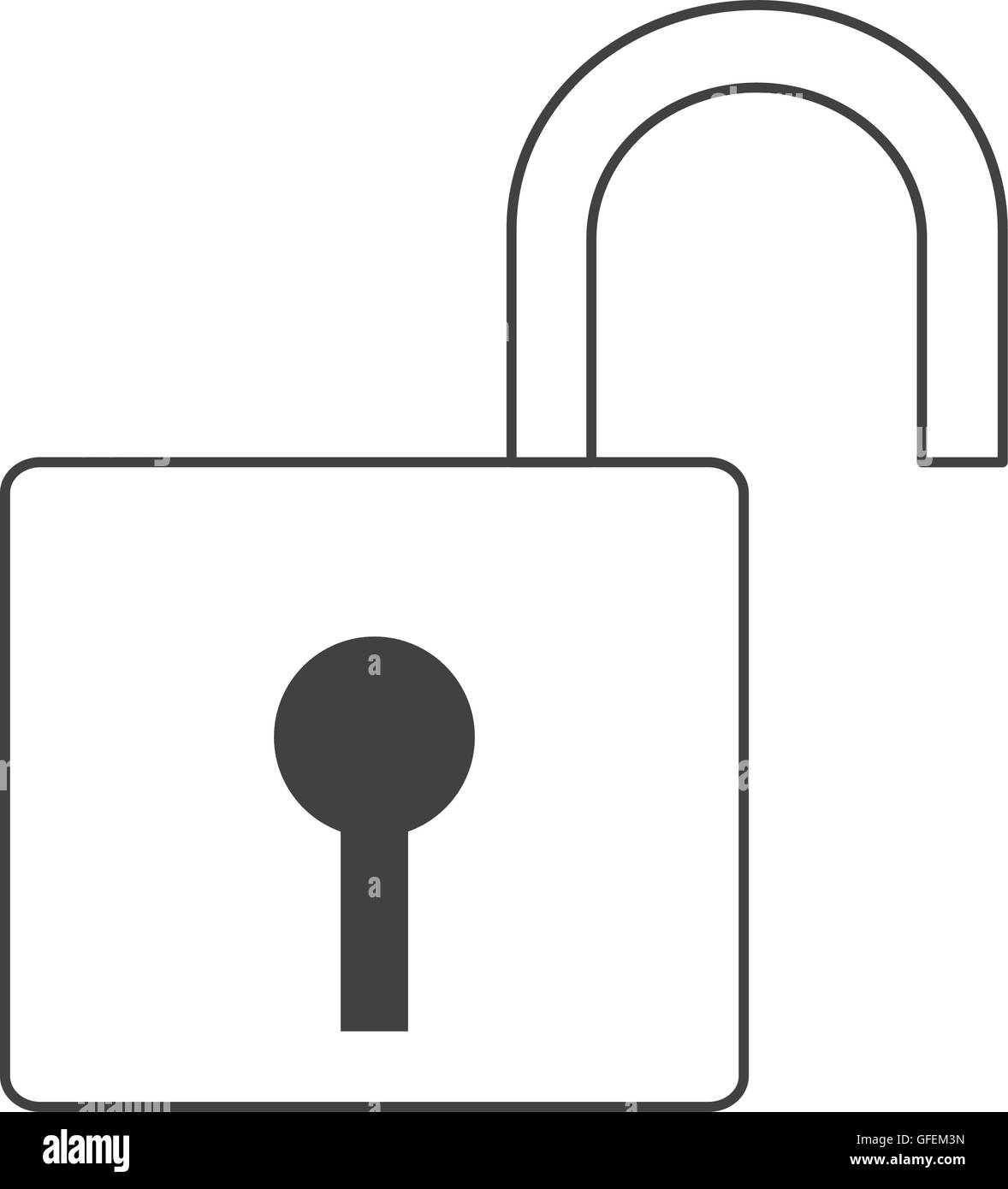 safety lock icon Stock Vector Image & Art - Alamy