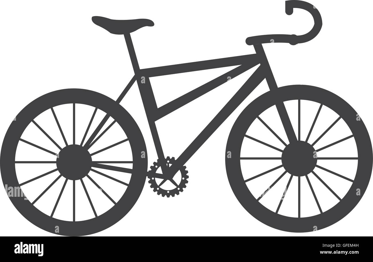 single bike icon Stock Vector Image & Art - Alamy