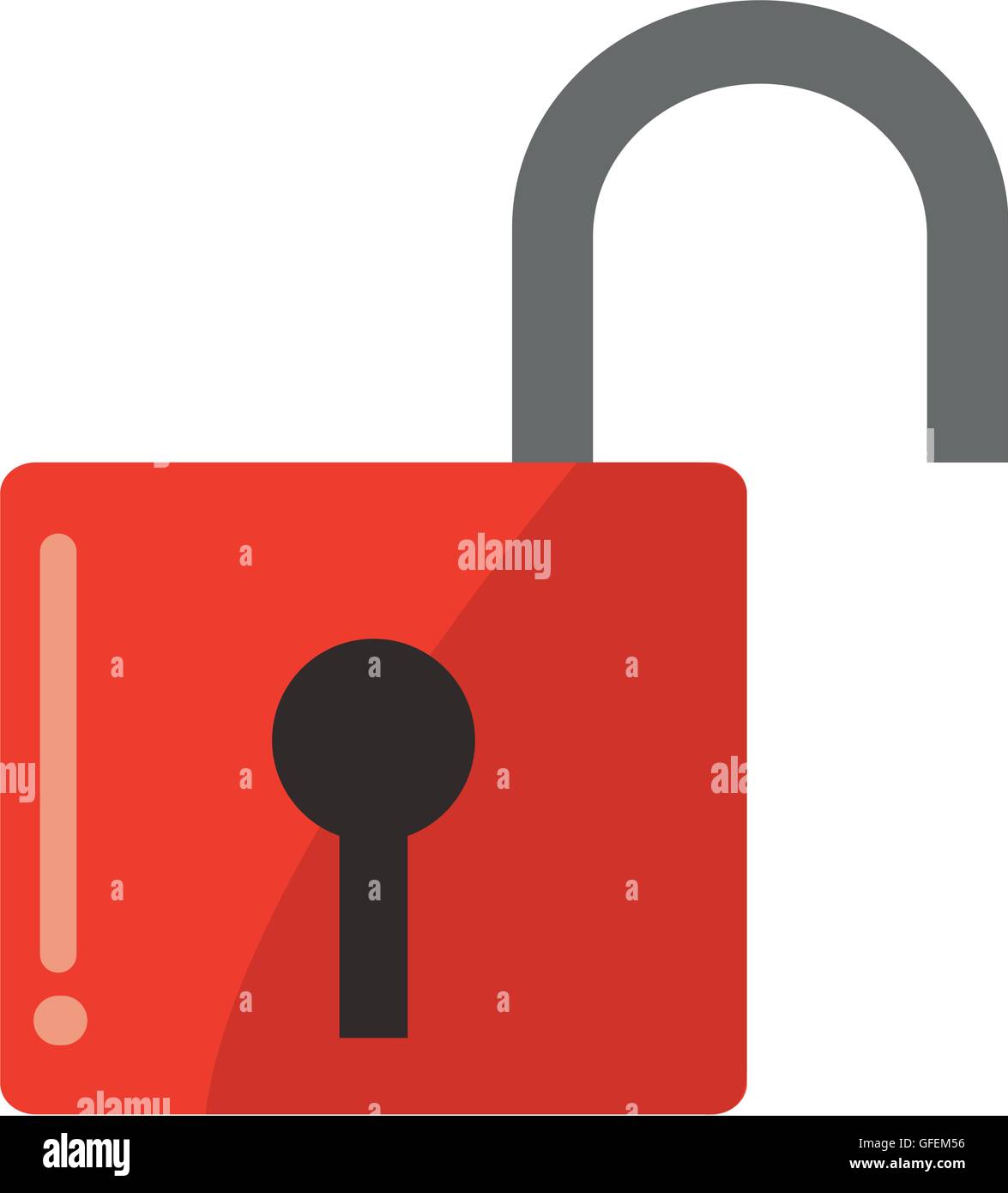 safety lock icon Stock Vector Image & Art - Alamy