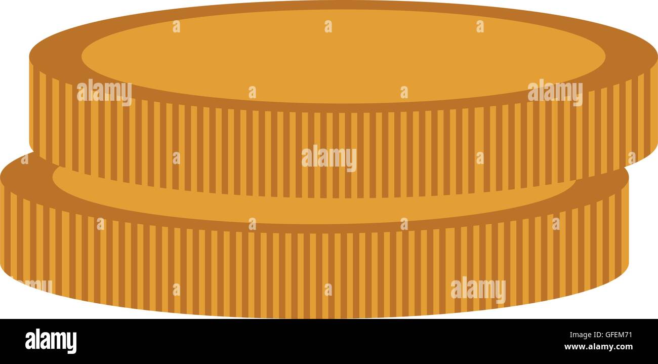 simple coins icon Stock Vector Image & Art - Alamy