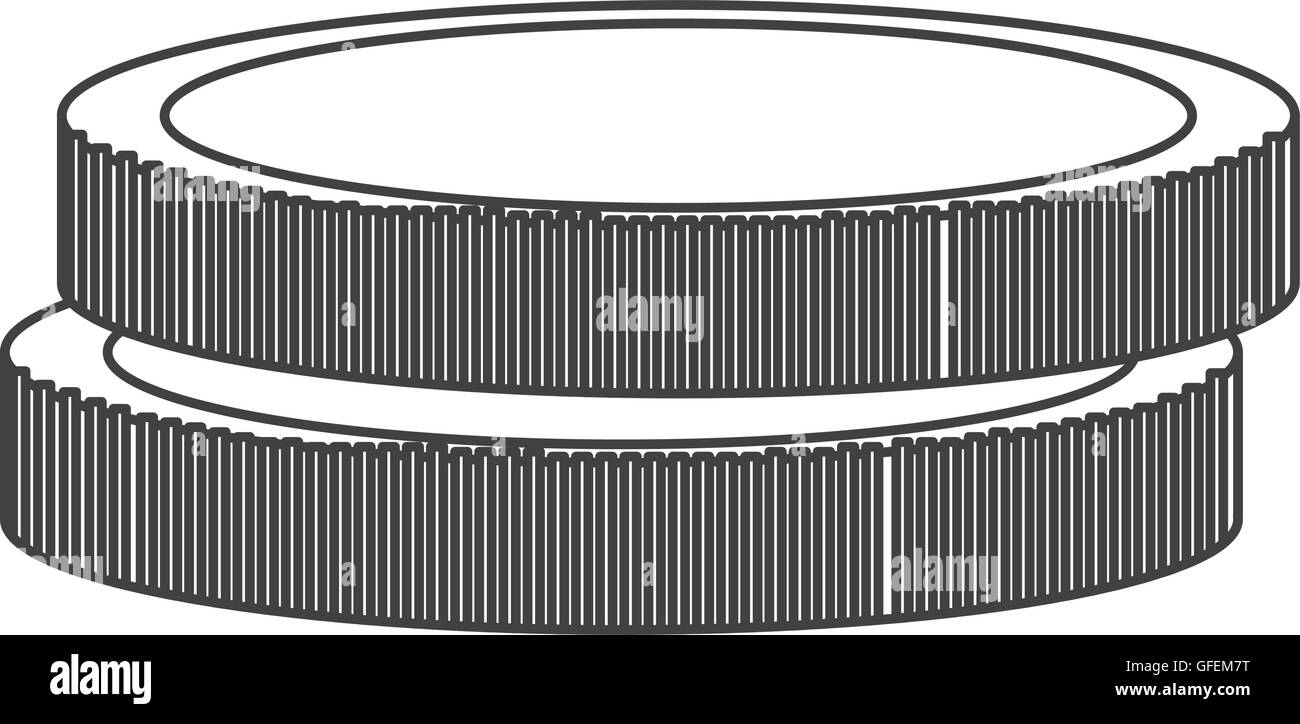 simple coins icon Stock Vector Image & Art - Alamy