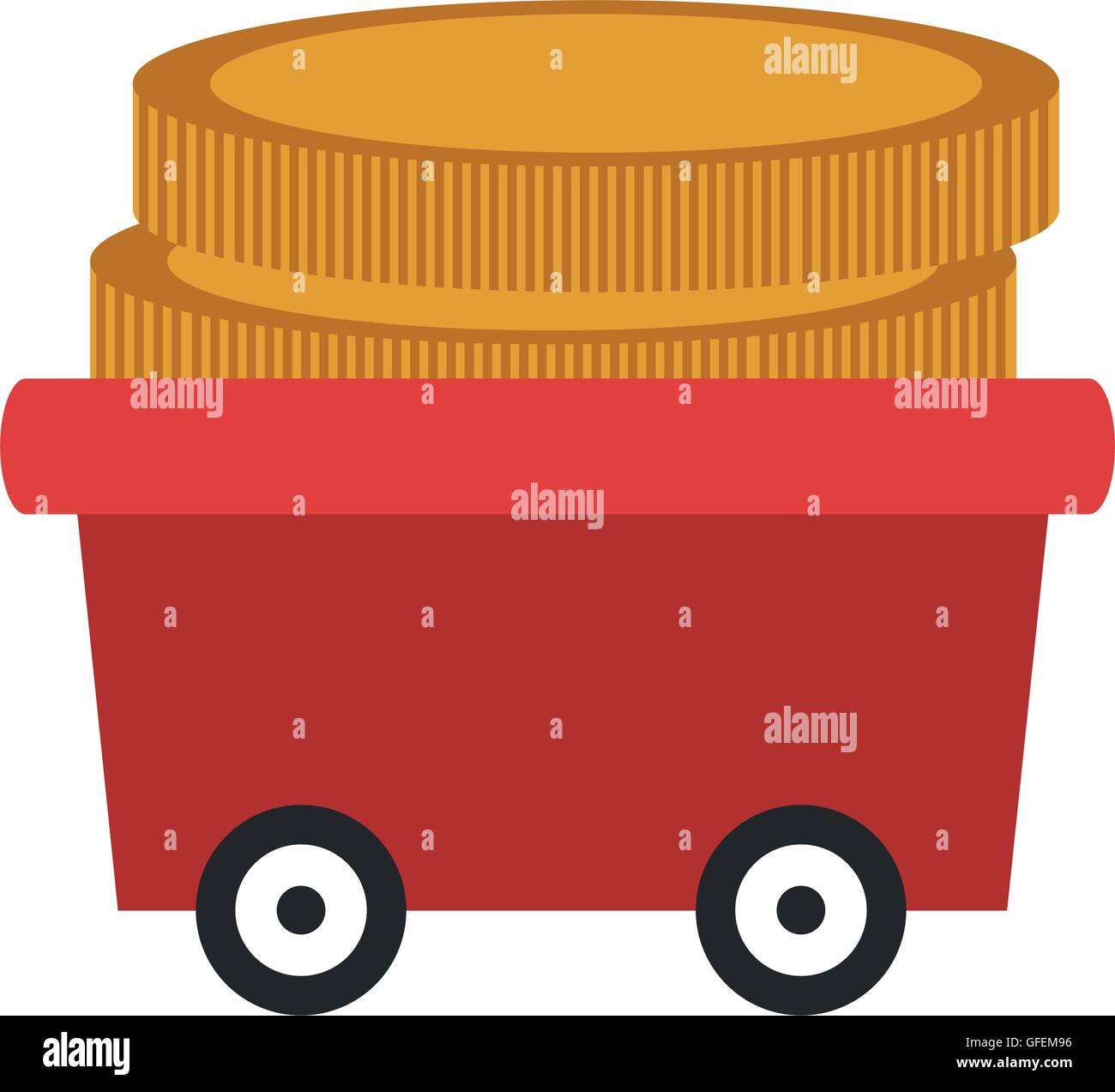 Gold mine treasure wagon hi-res stock photography and images - Alamy