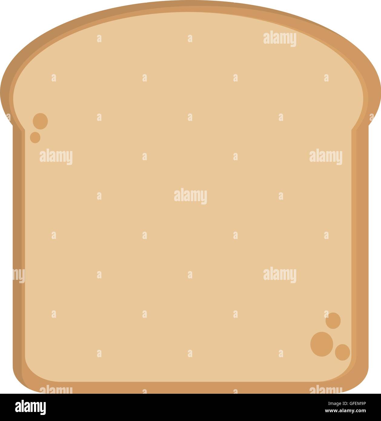 Slice toast wholemeal Stock Vector Images - Alamy