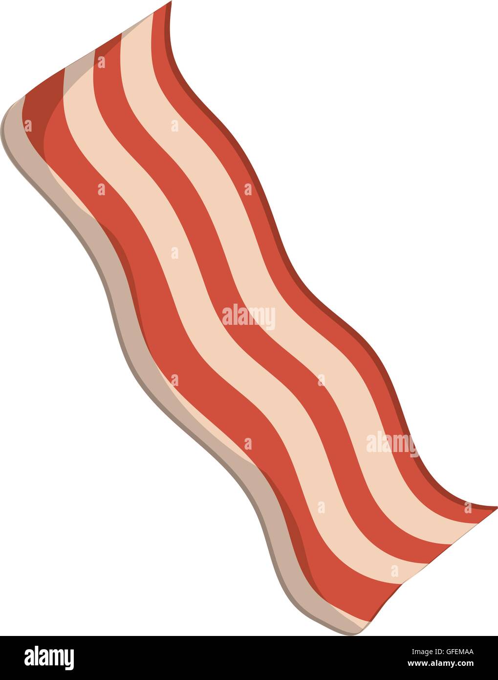bacon strip icon Stock Vector Image & Art - Alamy