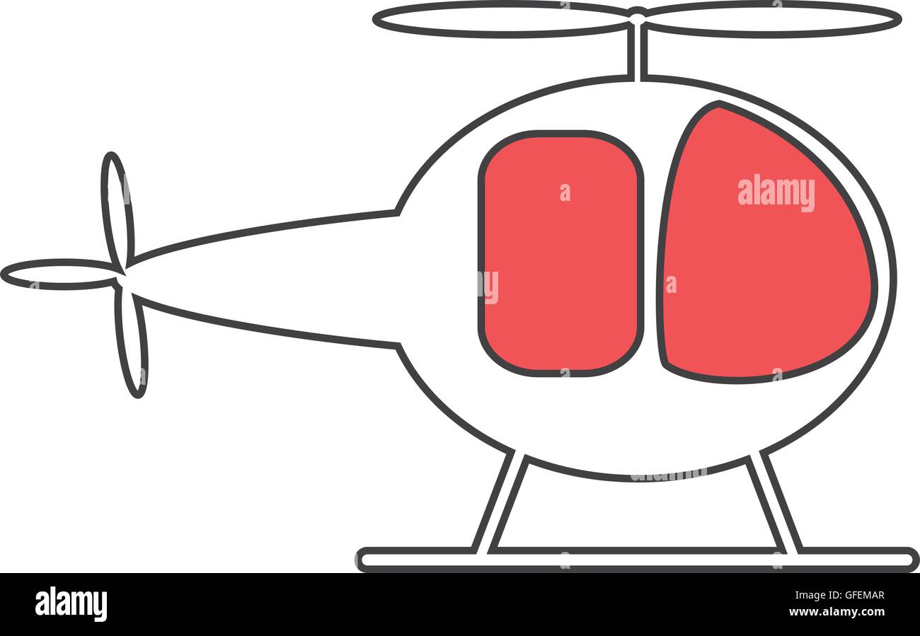 single helicopter icon Stock Vector Image & Art - Alamy