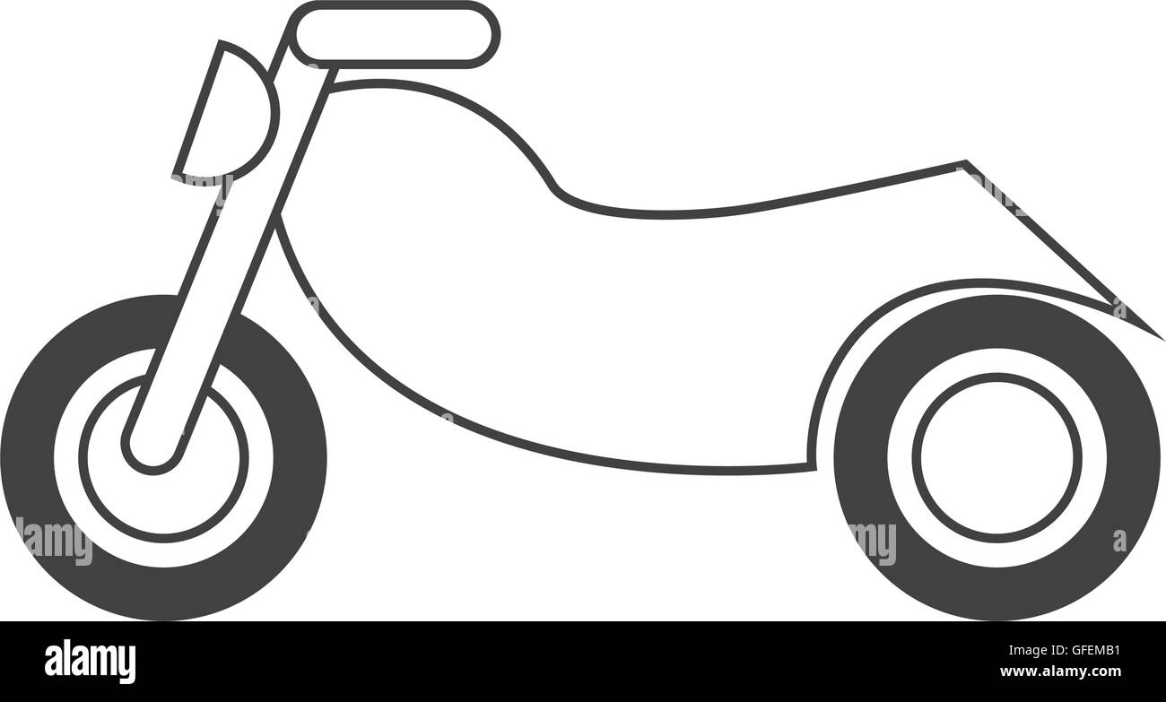 single motorcycle icon Stock Vector Image & Art - Alamy