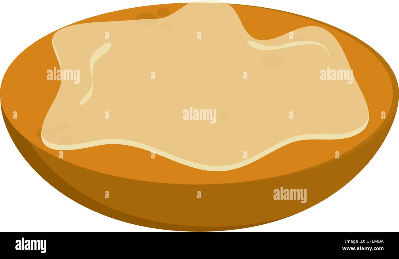 bread slice with spread icon Stock Vector Image & Art - Alamy