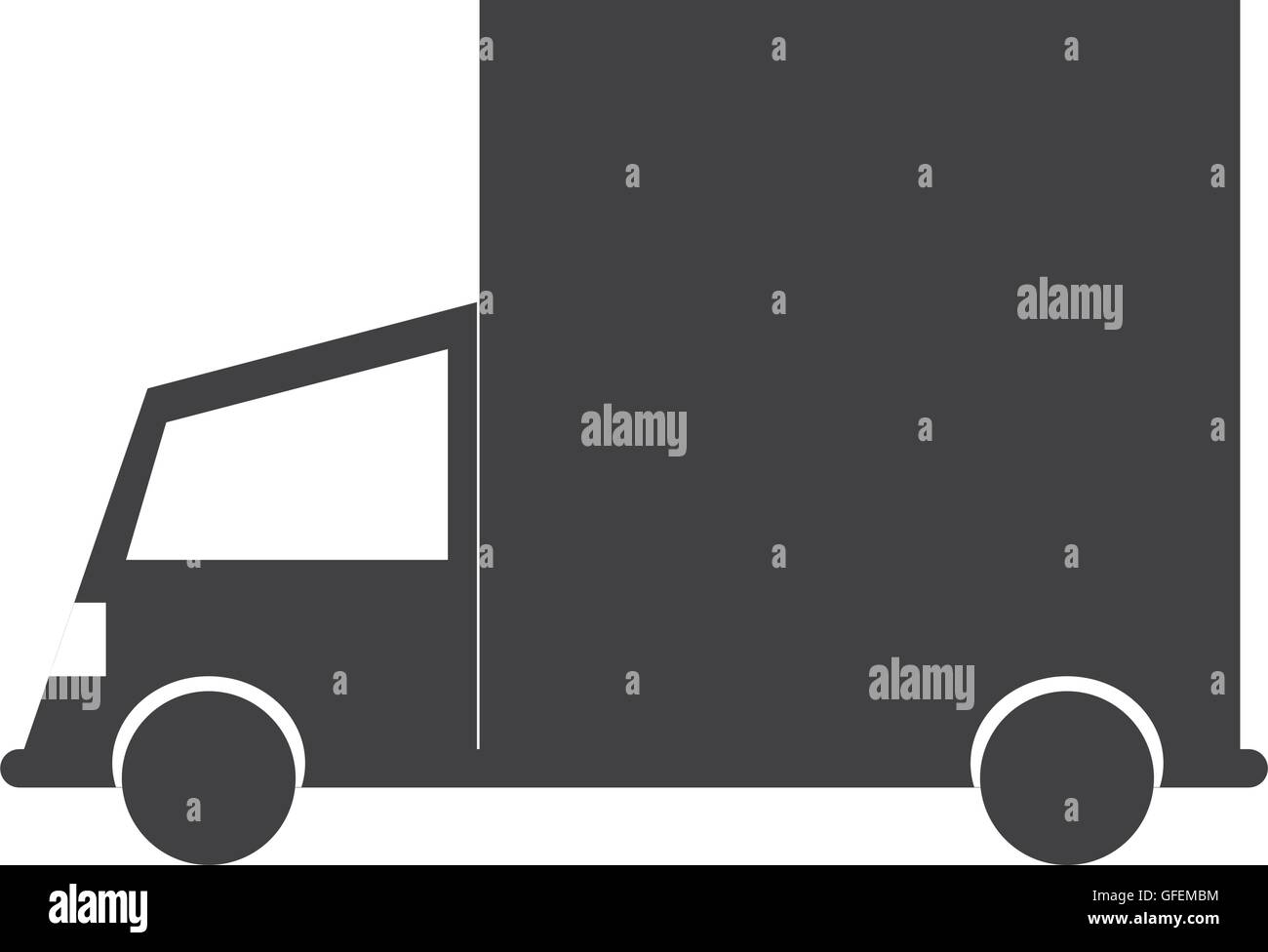 cargo truck icon Stock Vector Image & Art - Alamy