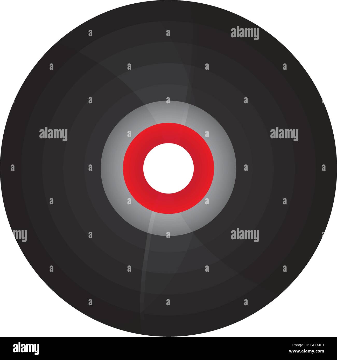 vinyl record icon Stock Vector Image & Art - Alamy