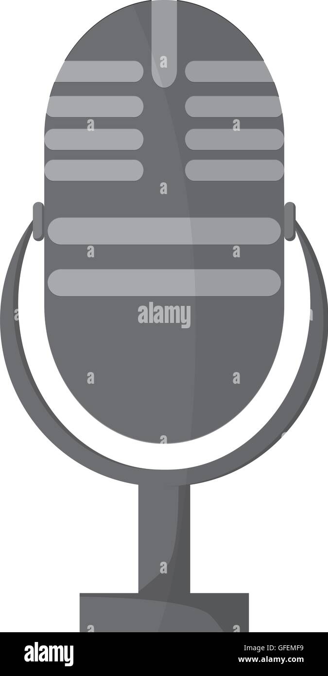 retro microphone icon Stock Vector Image & Art - Alamy