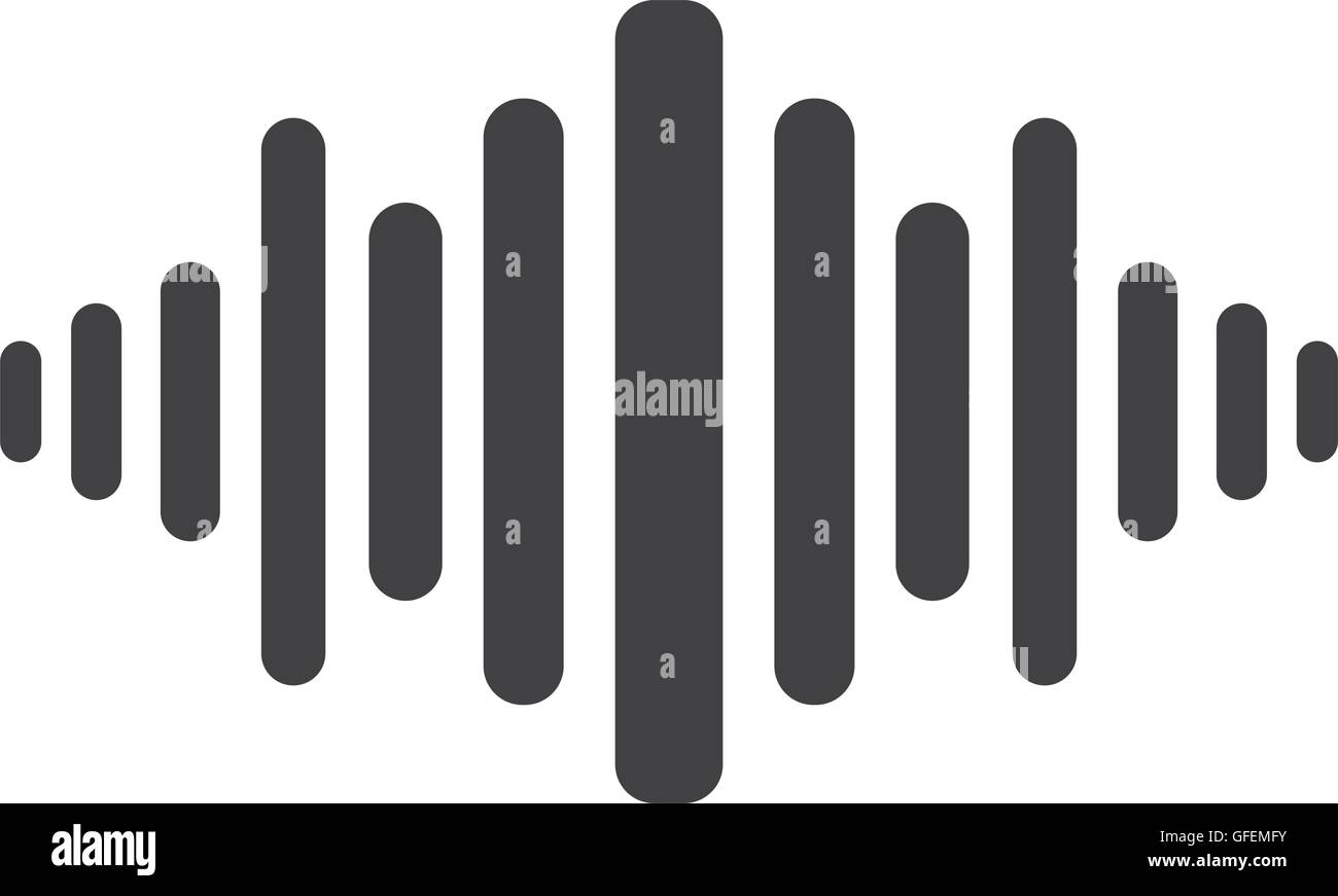 music soundwave icon Stock Vector Image & Art - Alamy