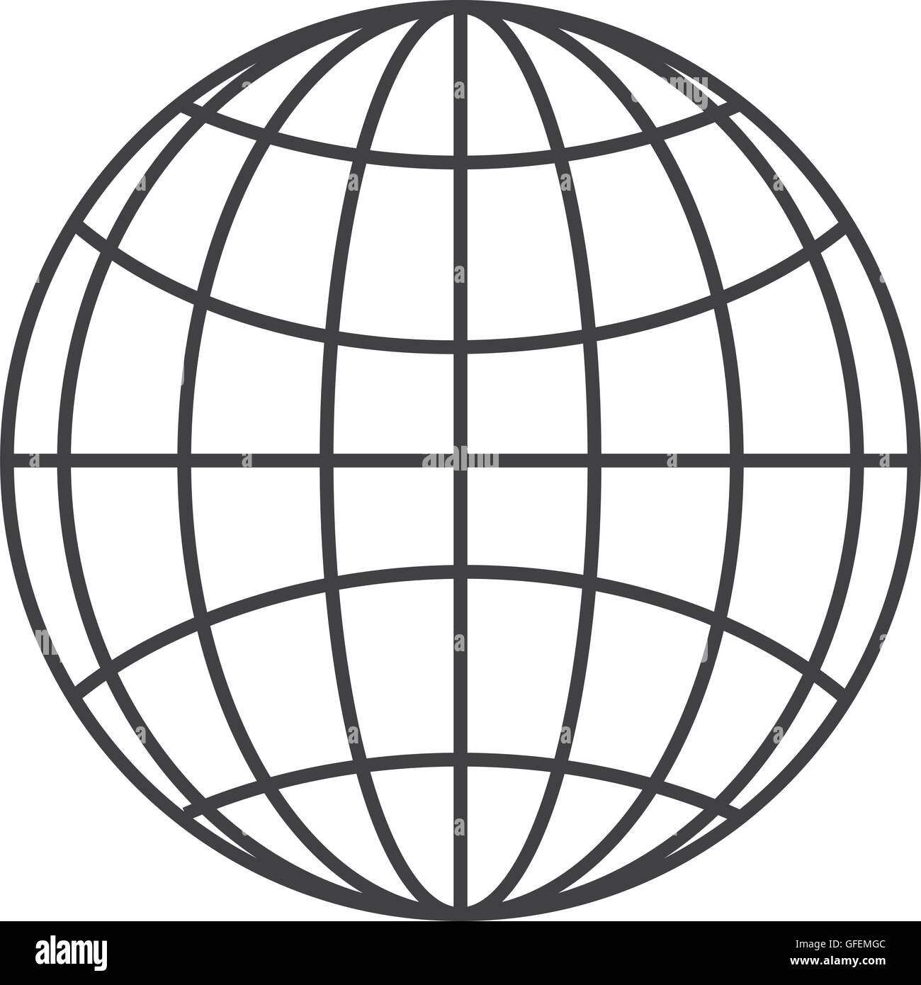 earth globe diagram icon Stock Vector Image & Art - Alamy