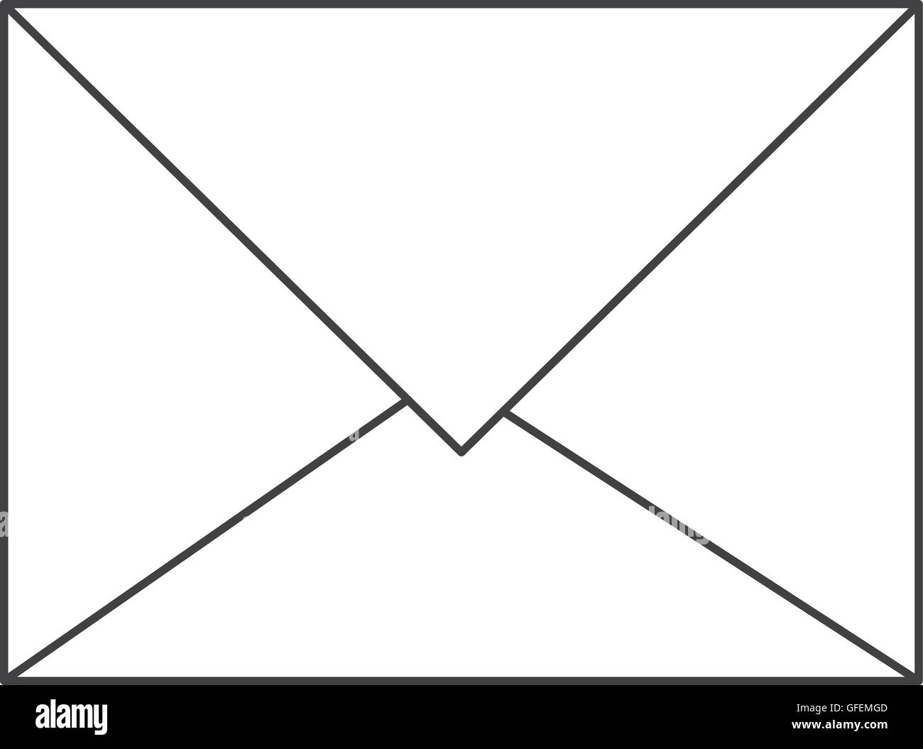 closed envelope icon Stock Vector Image & Art - Alamy