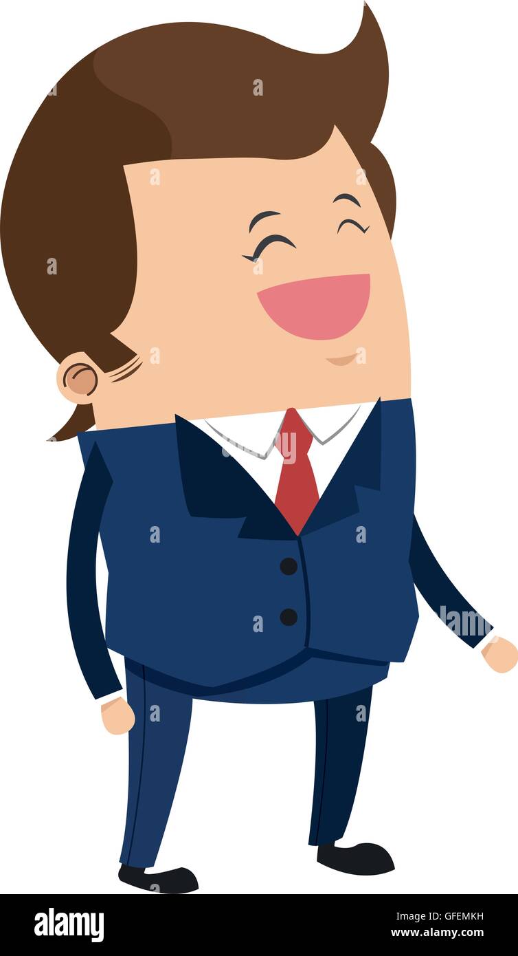 cute businessman cartoon icon Stock Vector Image & Art - Alamy