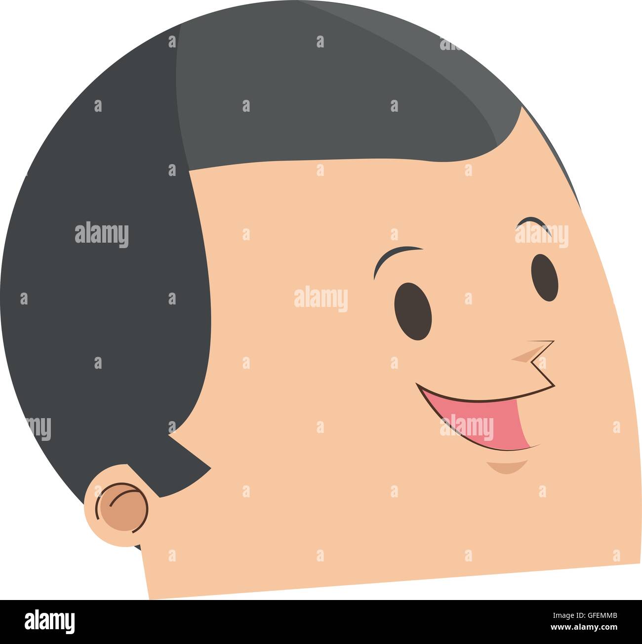 Grey hair office Stock Vector Images - Alamy