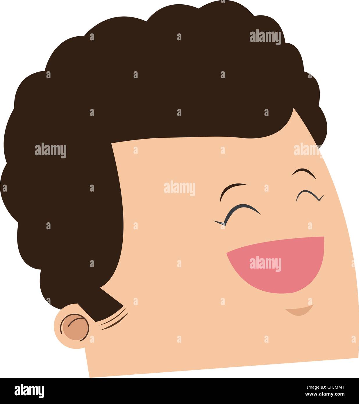 cute face of happy man icon Stock Vector Image & Art - Alamy