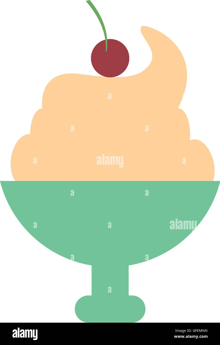 ice cream cup icon Stock Vector Image & Art - Alamy