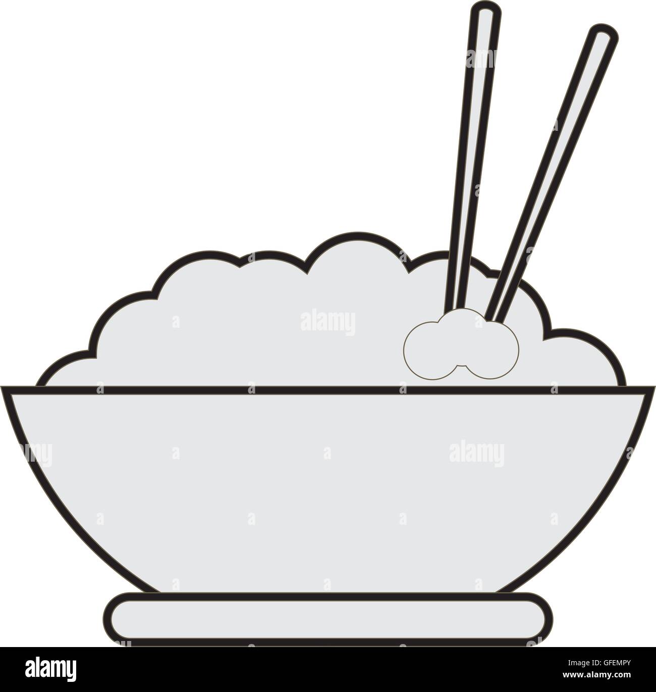 rice bowl icon Stock Vector Image & Art - Alamy