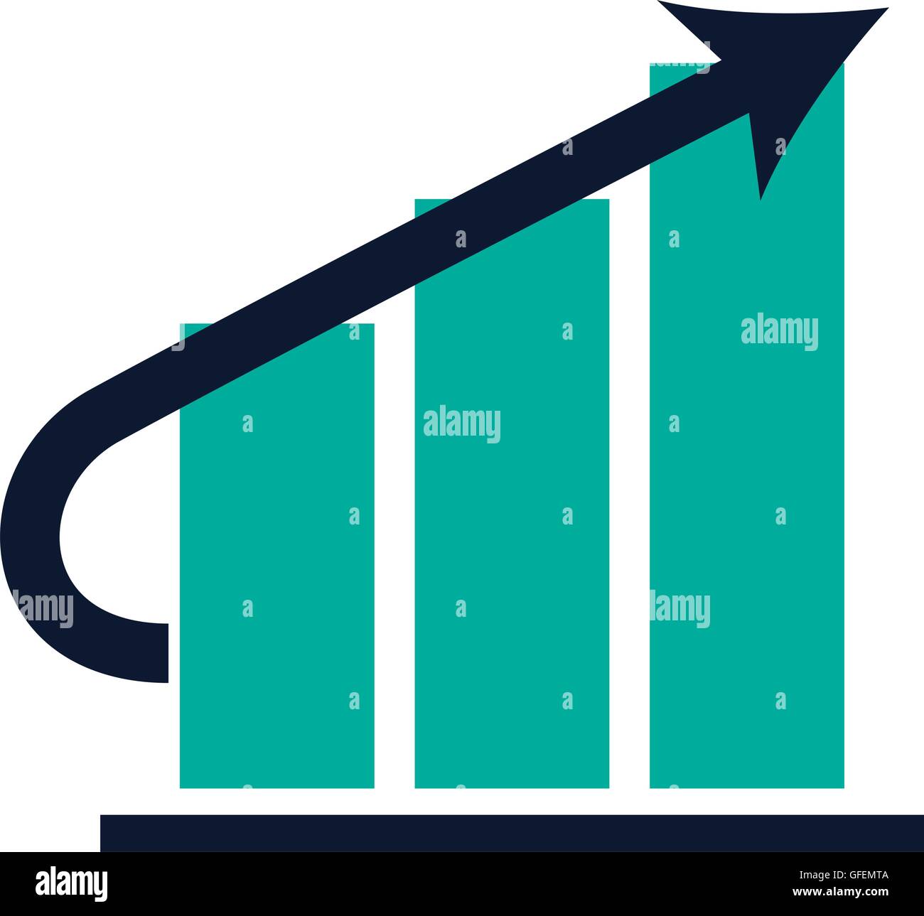bar graph icon Stock Vector Image & Art - Alamy