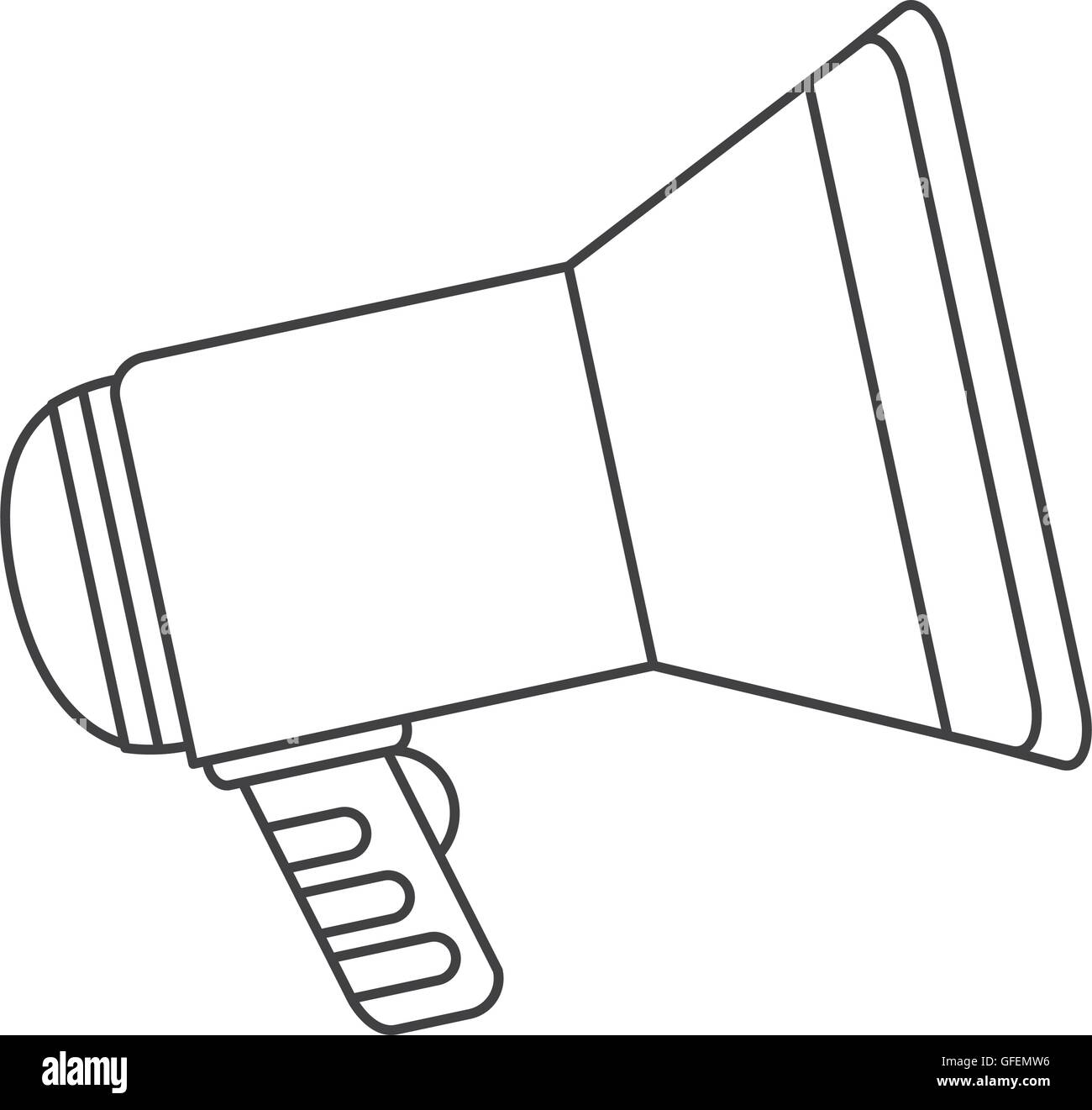 single megaphone icon Stock Vector Image & Art - Alamy