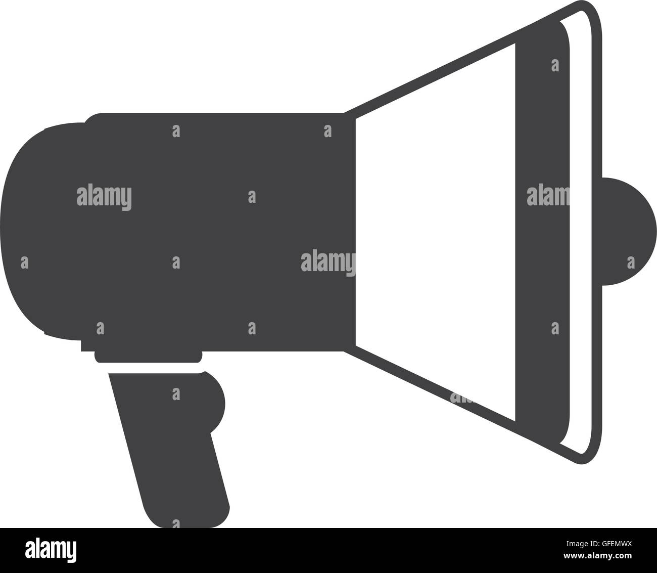 single megaphone icon Stock Vector Image & Art - Alamy