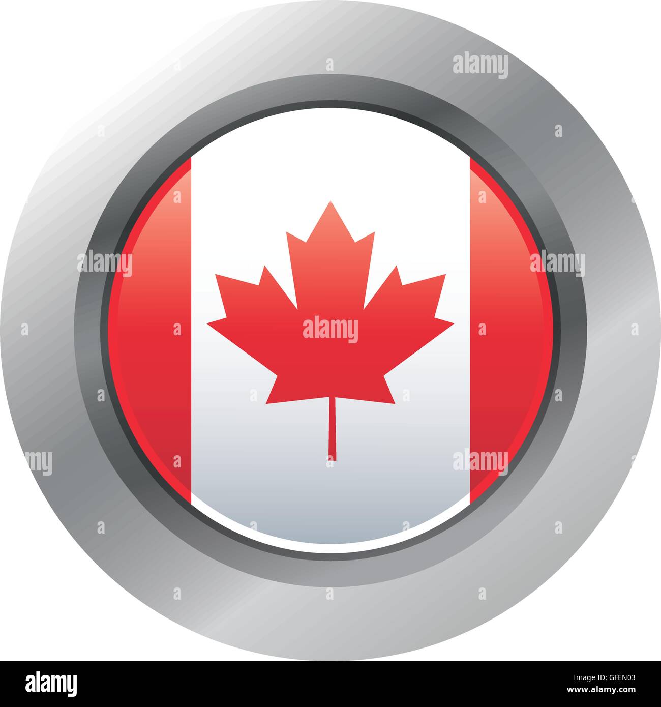 canadian badge icon Stock Vector Image & Art - Alamy