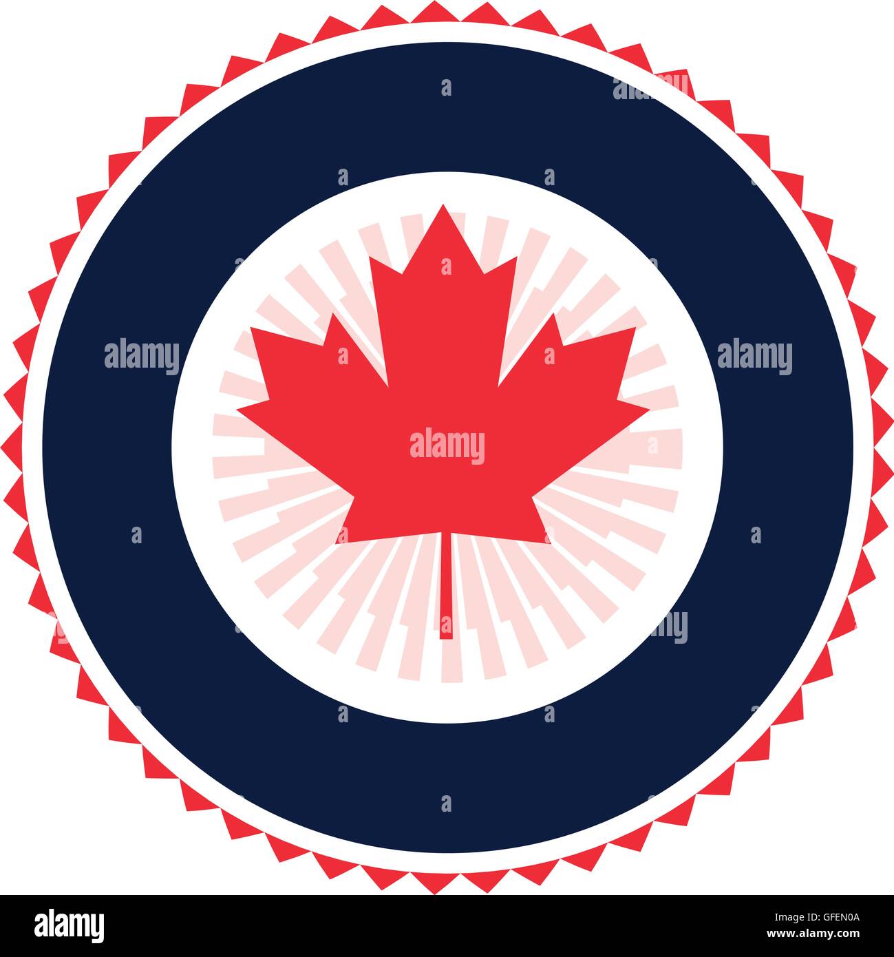 canadian badge icon Stock Vector Image & Art - Alamy
