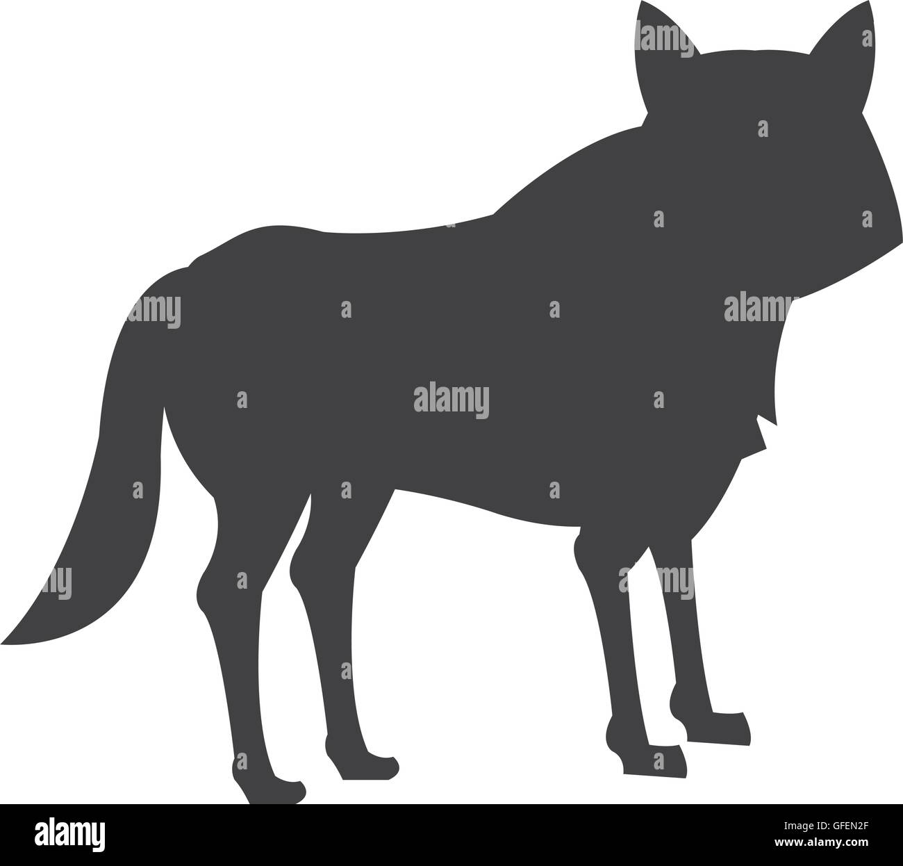 Big wolf face Cut Out Stock Images & Pictures - Alamy