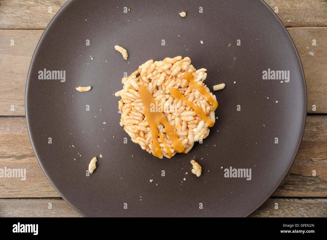 Nang Led, Khao Tan, Thai Sweet Crispy Rice Cakes with Cane Sugar ...