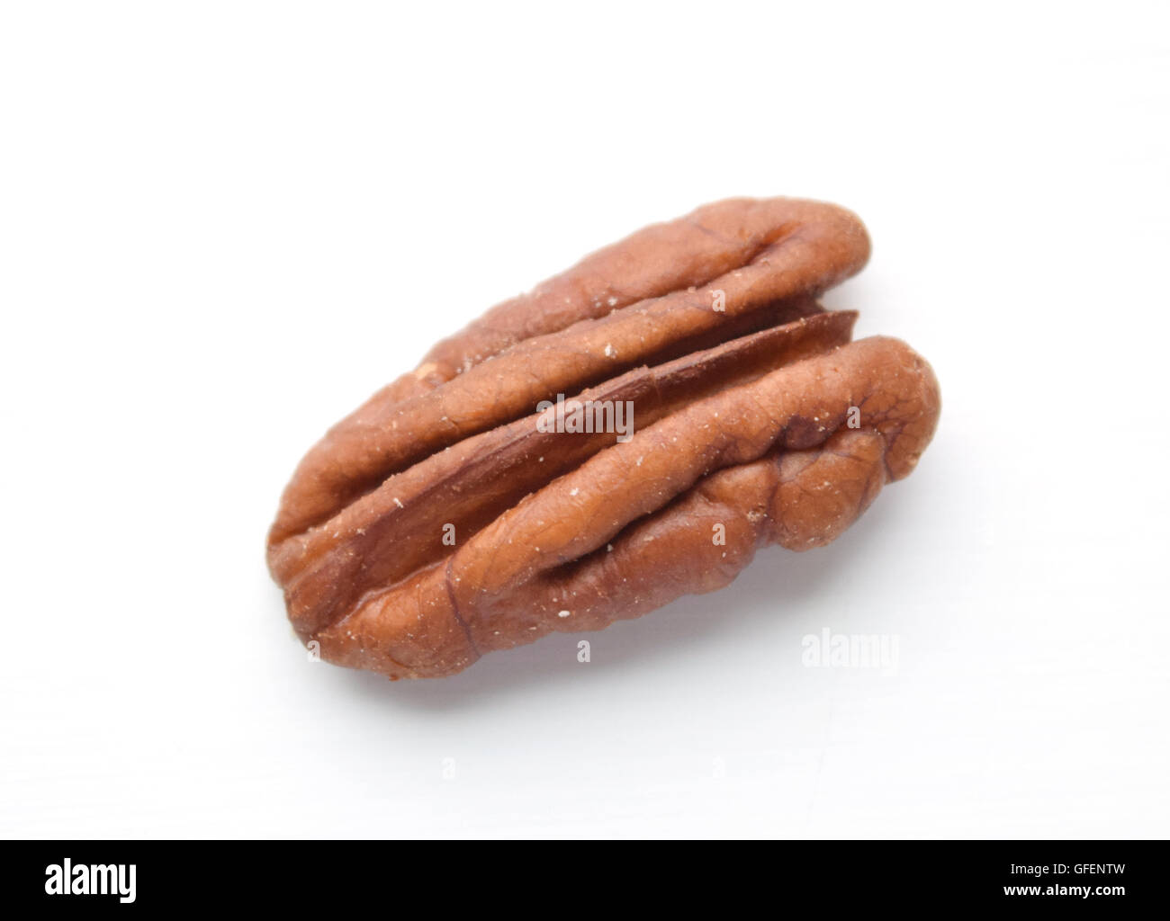 Pecans isolated on white background Stock Photo - Alamy