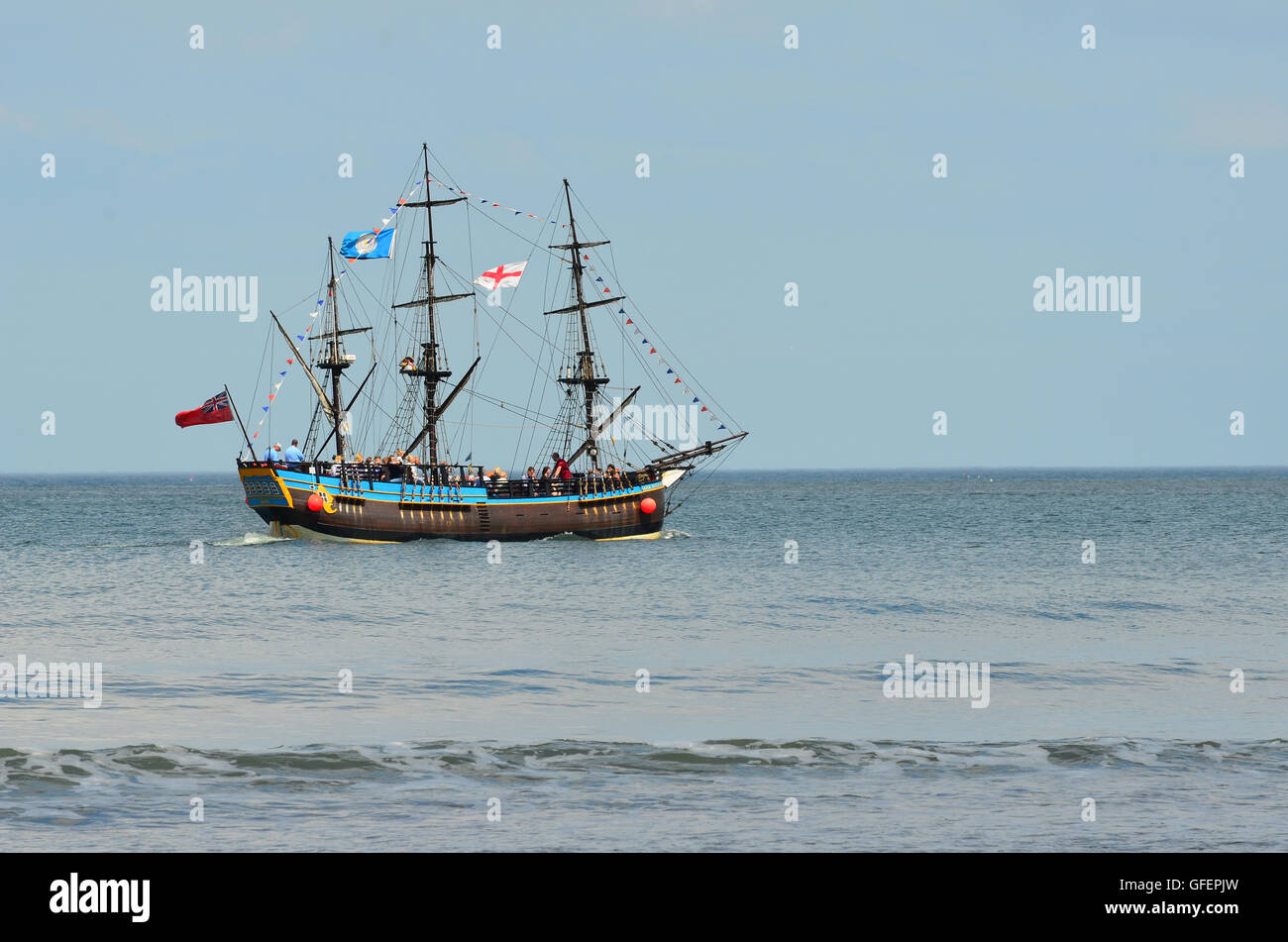 Whitby pirate ship hi-res stock photography and images - Alamy