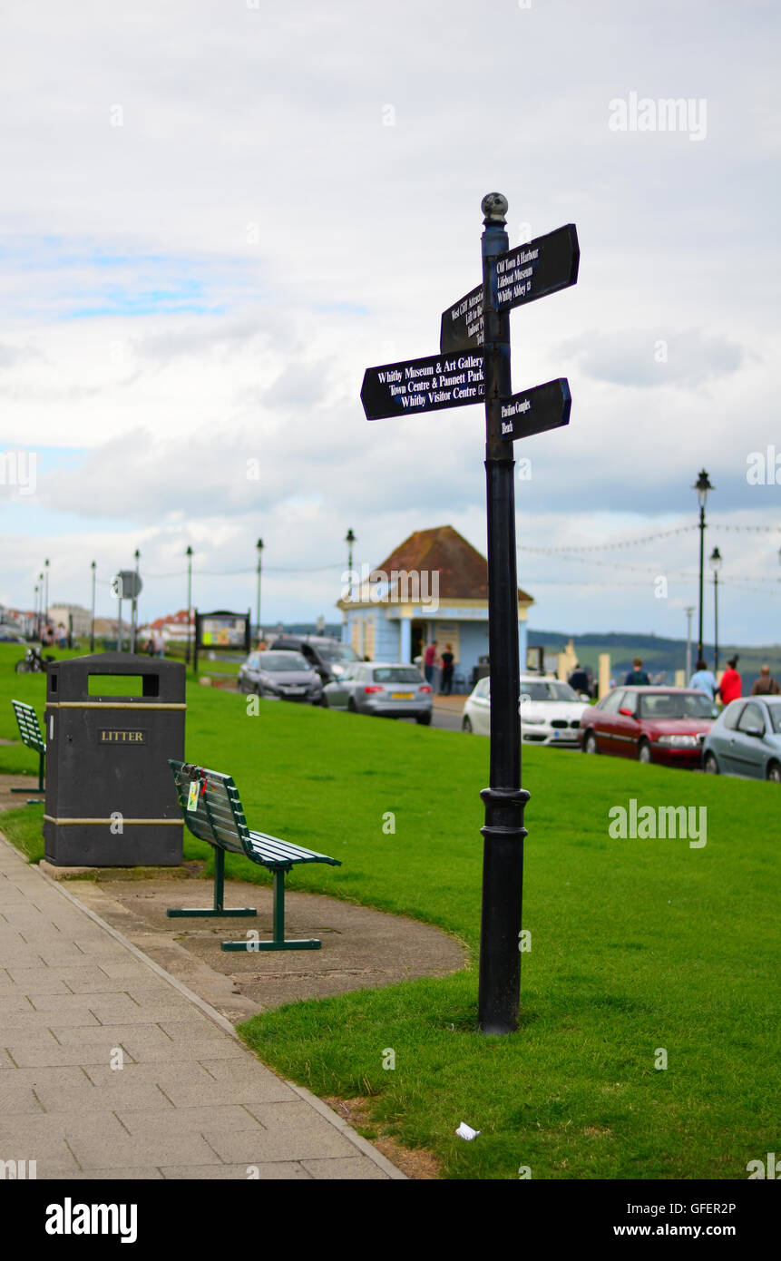 A view in Whitby The North Yorkshire Moors Whitby Stock Photo - Alamy
