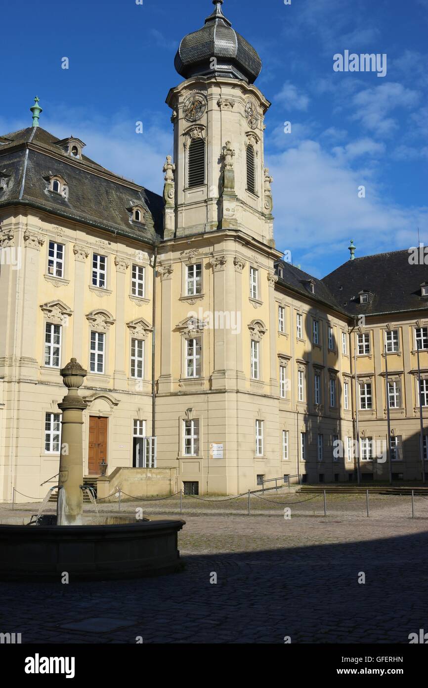 Baroque palace in Werneck, Germany, called Werneck palace. It was built ...