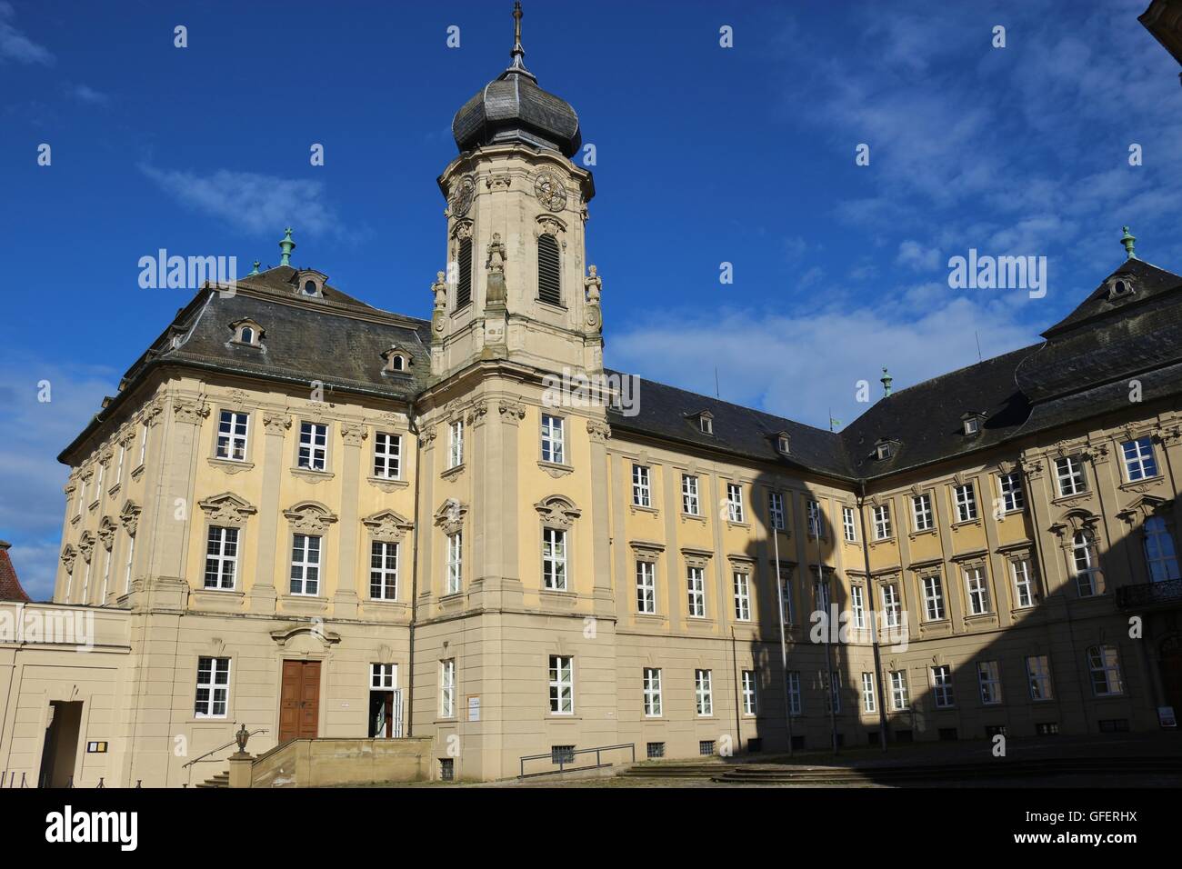 Baroque palace in Werneck, Germany, called Werneck palace. It was built ...