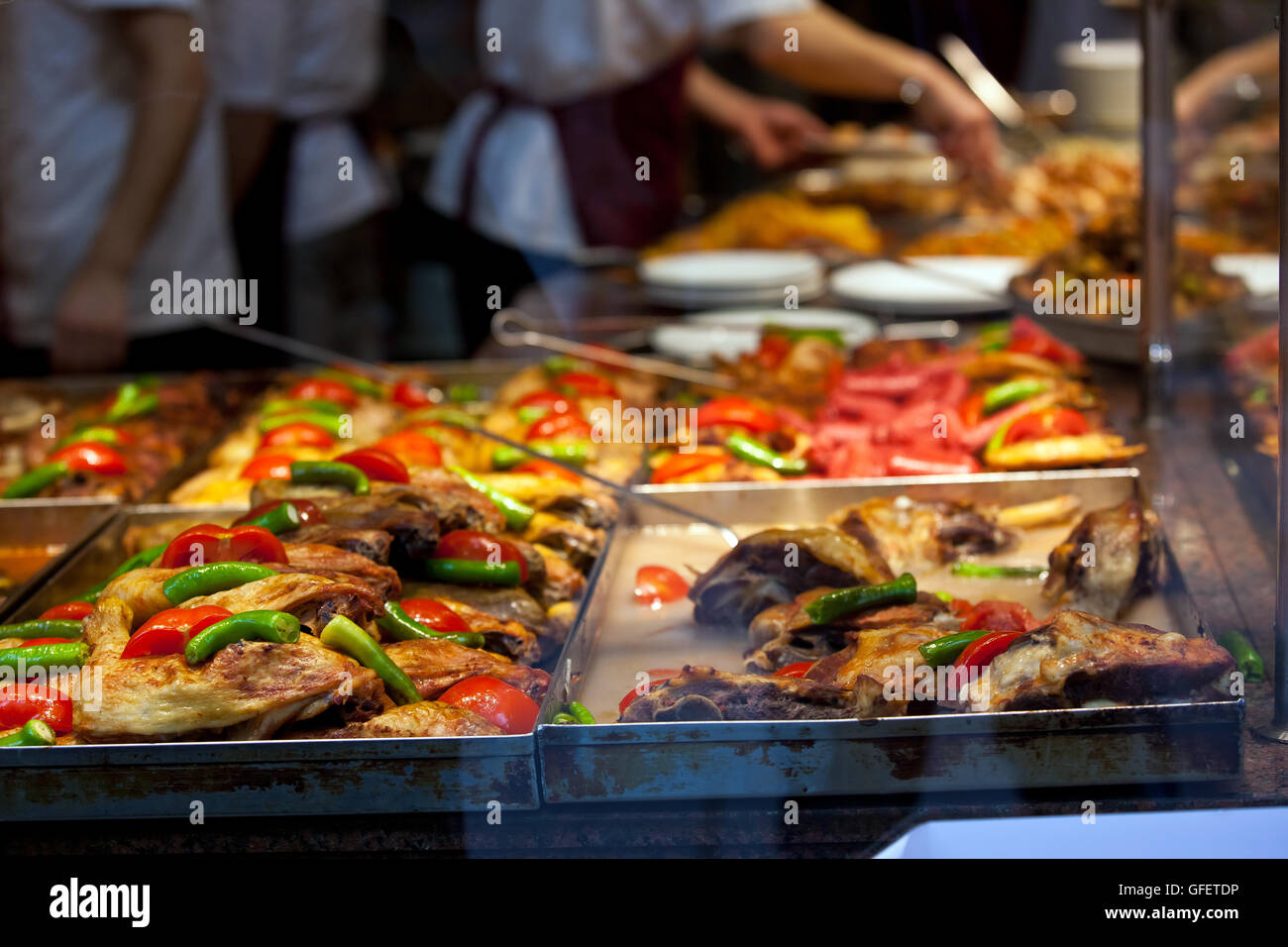 Street food restaurant Stock Photo - Alamy