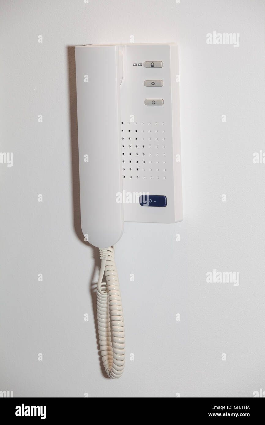 Intercom system hi-res stock photography and images - Alamy