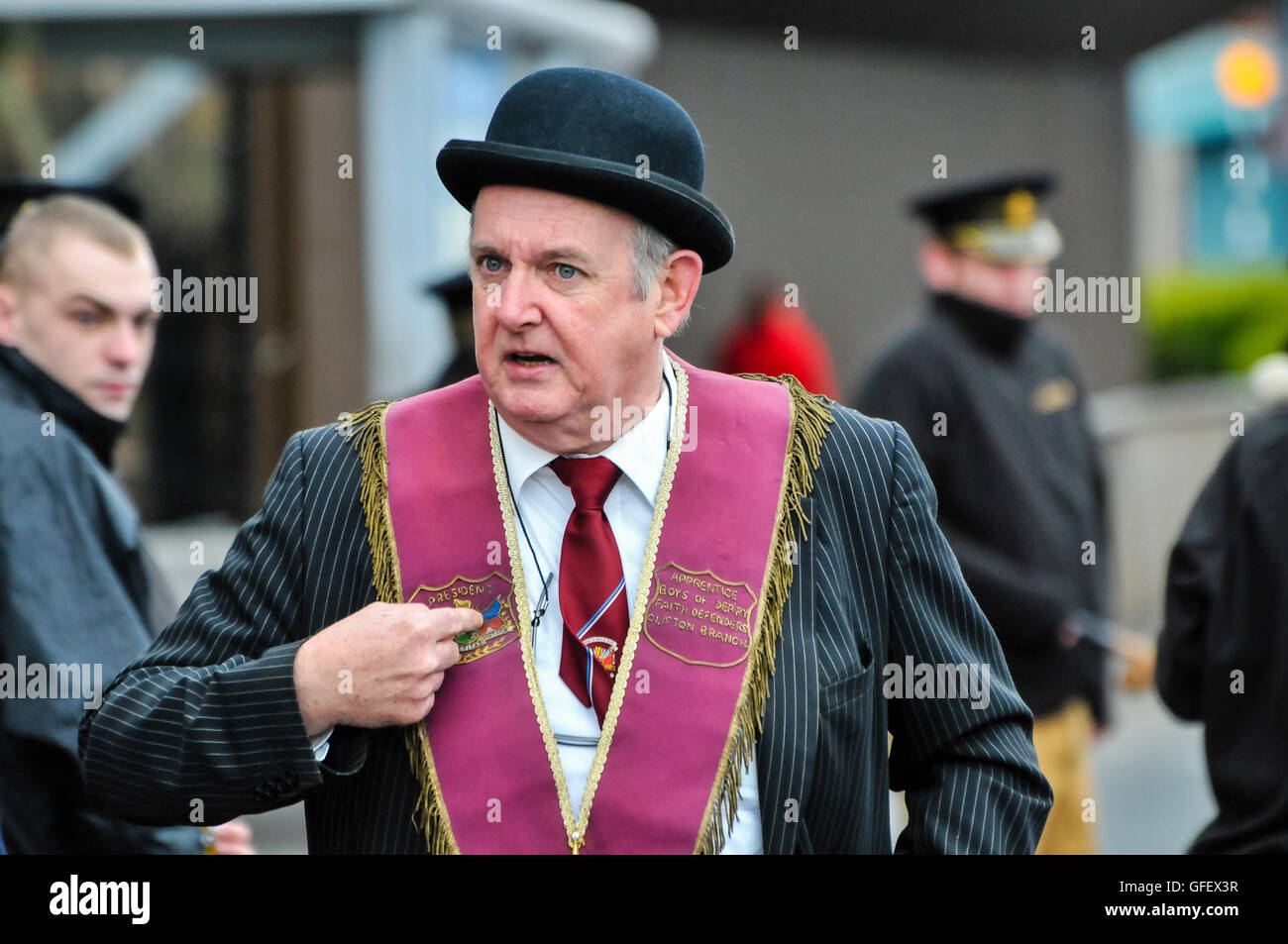 Apprentice boys parade banner hi-res stock photography and images - Alamy