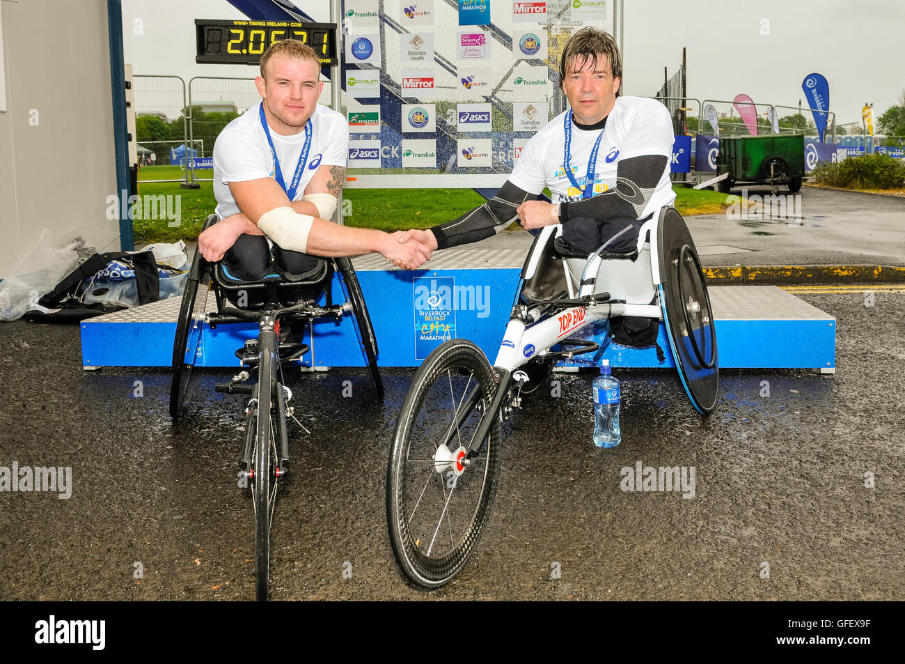 Belfast, Northern Ireland. 5 May 2014 - Patrick Monaghan from Athlone ...