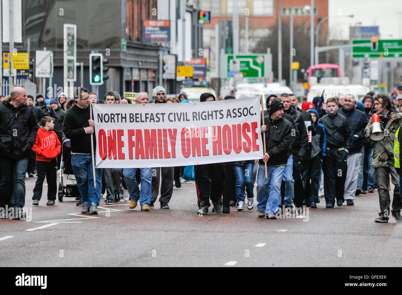 Belfast, Northern Ireland, 1 Feb 2014 - North Belfast Civil Rights ...