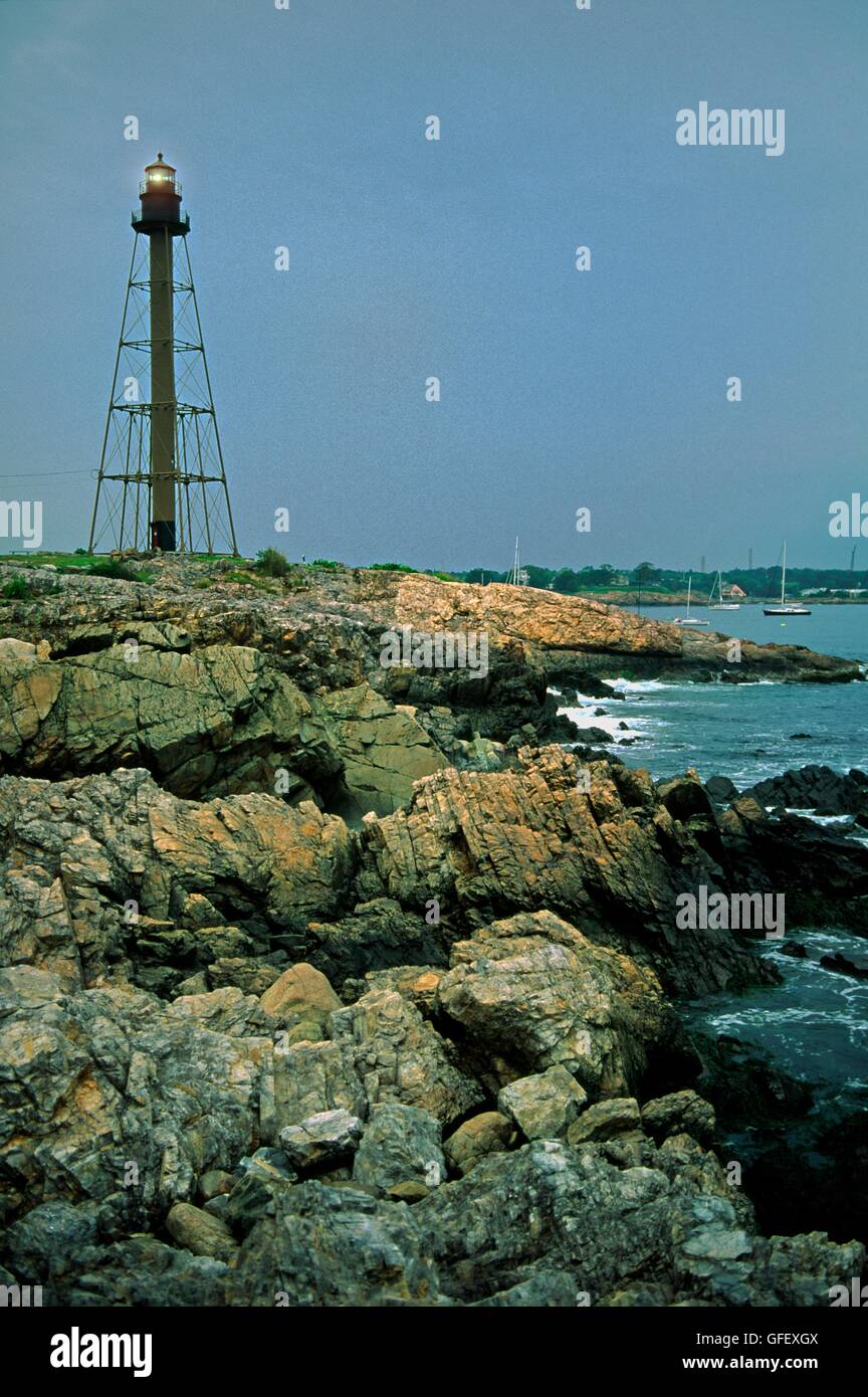 Massachusetts marblehead marblehead light hi-res stock photography and ...