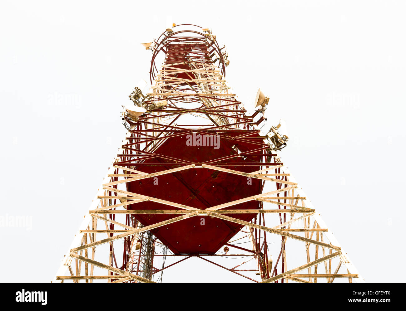 Old Telecommunication tower of himalayan country Nepal Stock Photo - Alamy