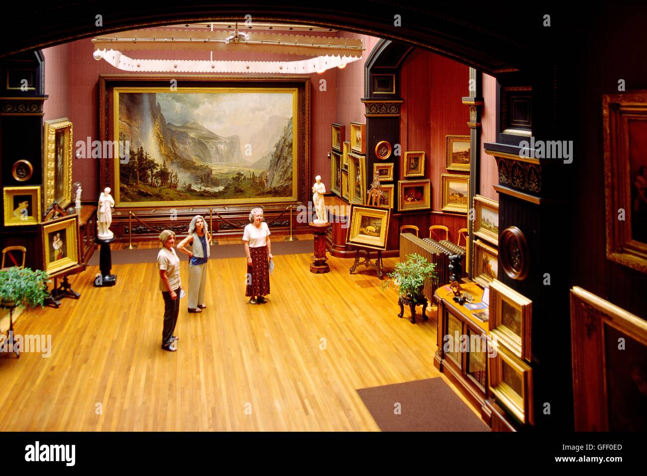 The Athenaeum Gallery in the town of St. Johnsbury, Vermont, New ...