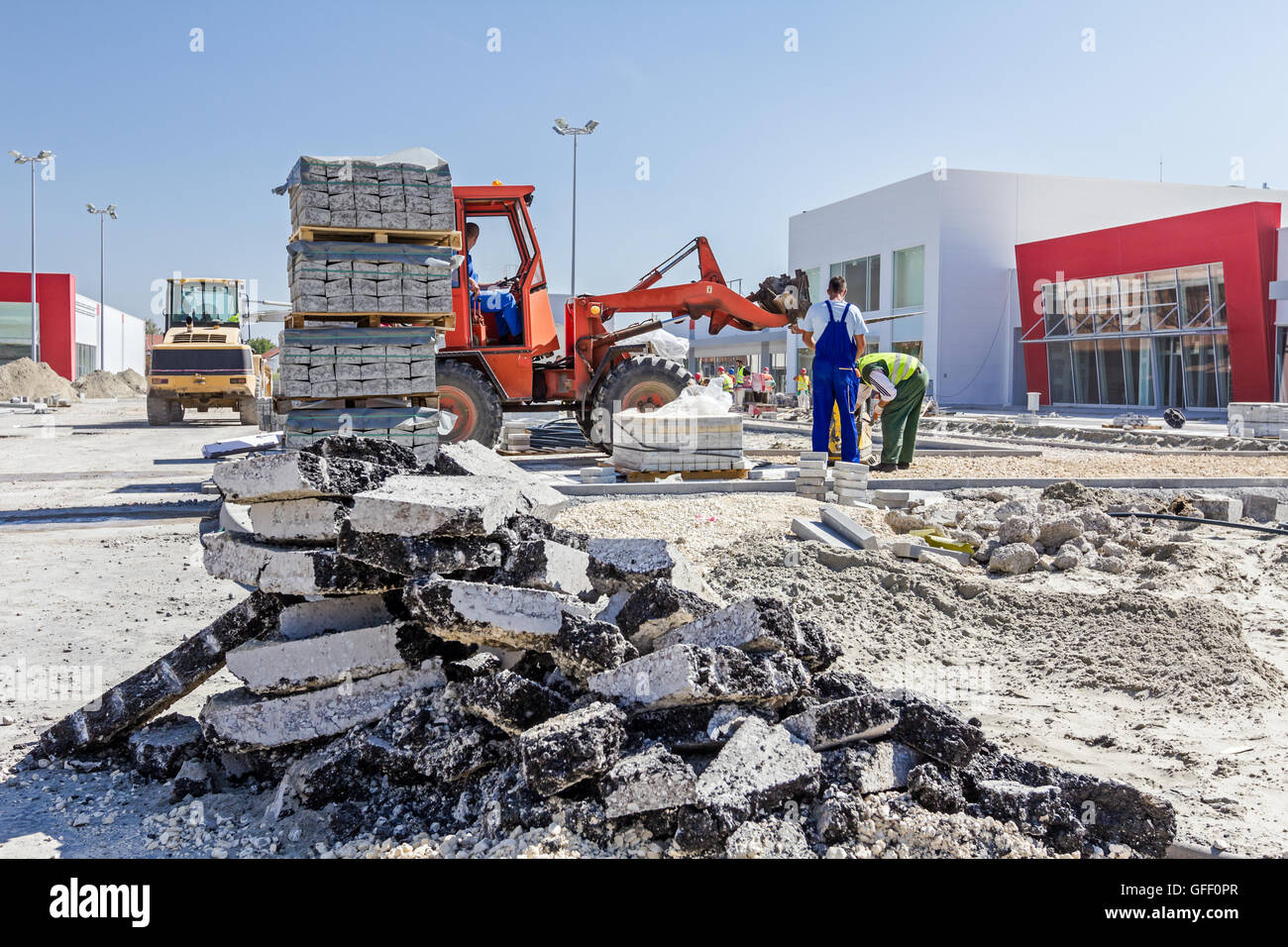 Concrete compactor hi-res stock photography and images - Alamy