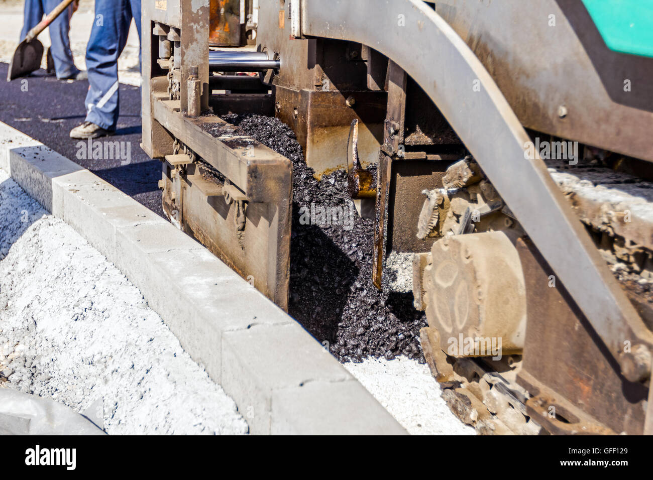 Petroleum tar spreader hi-res stock photography and images - Alamy