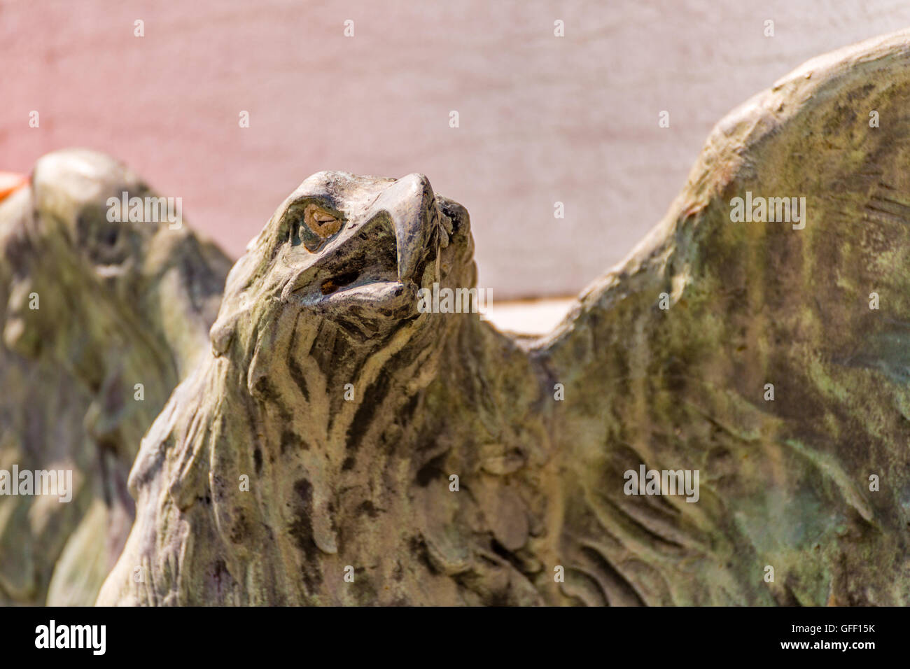 statue of an eagle as symbol of heroism Stock Photo - Alamy