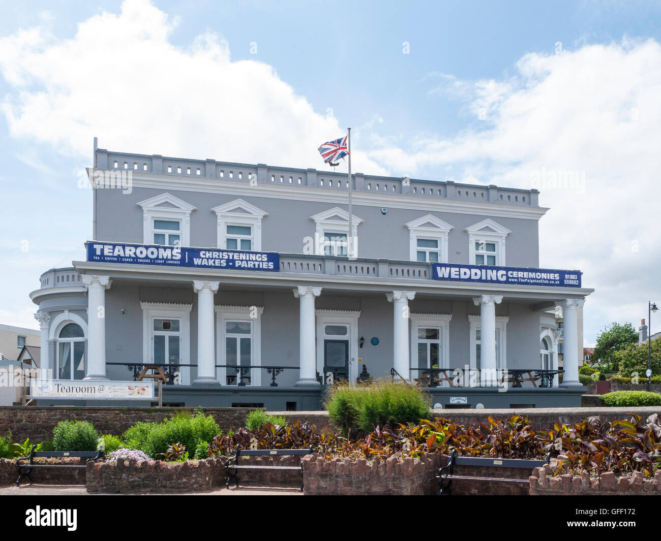 The Paignton Club bar and restaurant in Paignton Devon UK Stock Photo ...