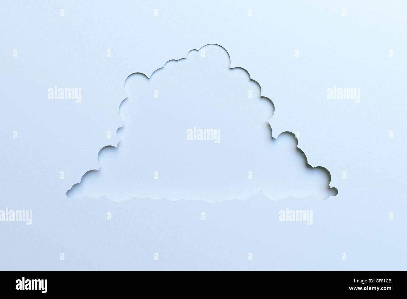 White cloud symbol for web design Stock Photo - Alamy